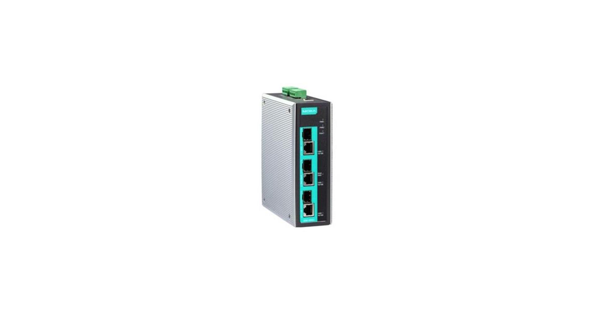 MOXA EDR-G903 Industrial Gigabit Secure Router, 2WAN/DMZ, Firewall/NAT ...