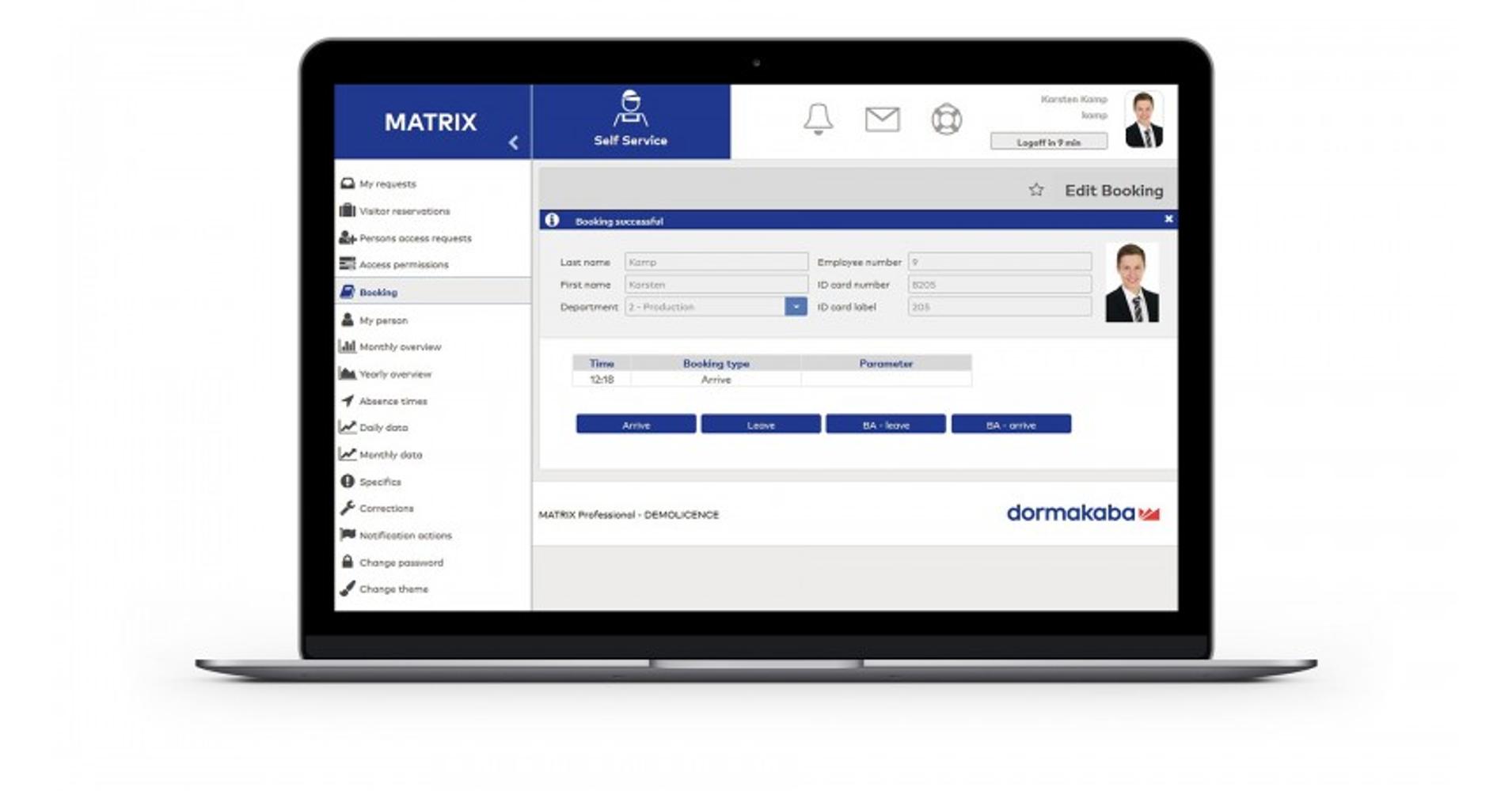 DORMAKABA MATRIX-ONE-500 MATRIX ONE beléptető rendszer; 500 személy; 100 olvasó - Hikvision ...